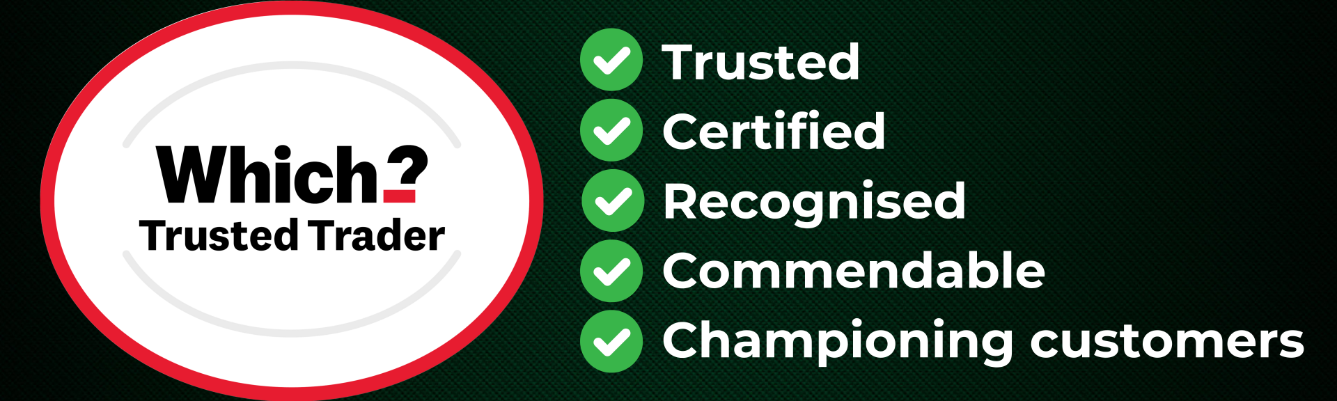 We're A Which? Trusted Trader! » Green Man Stoves